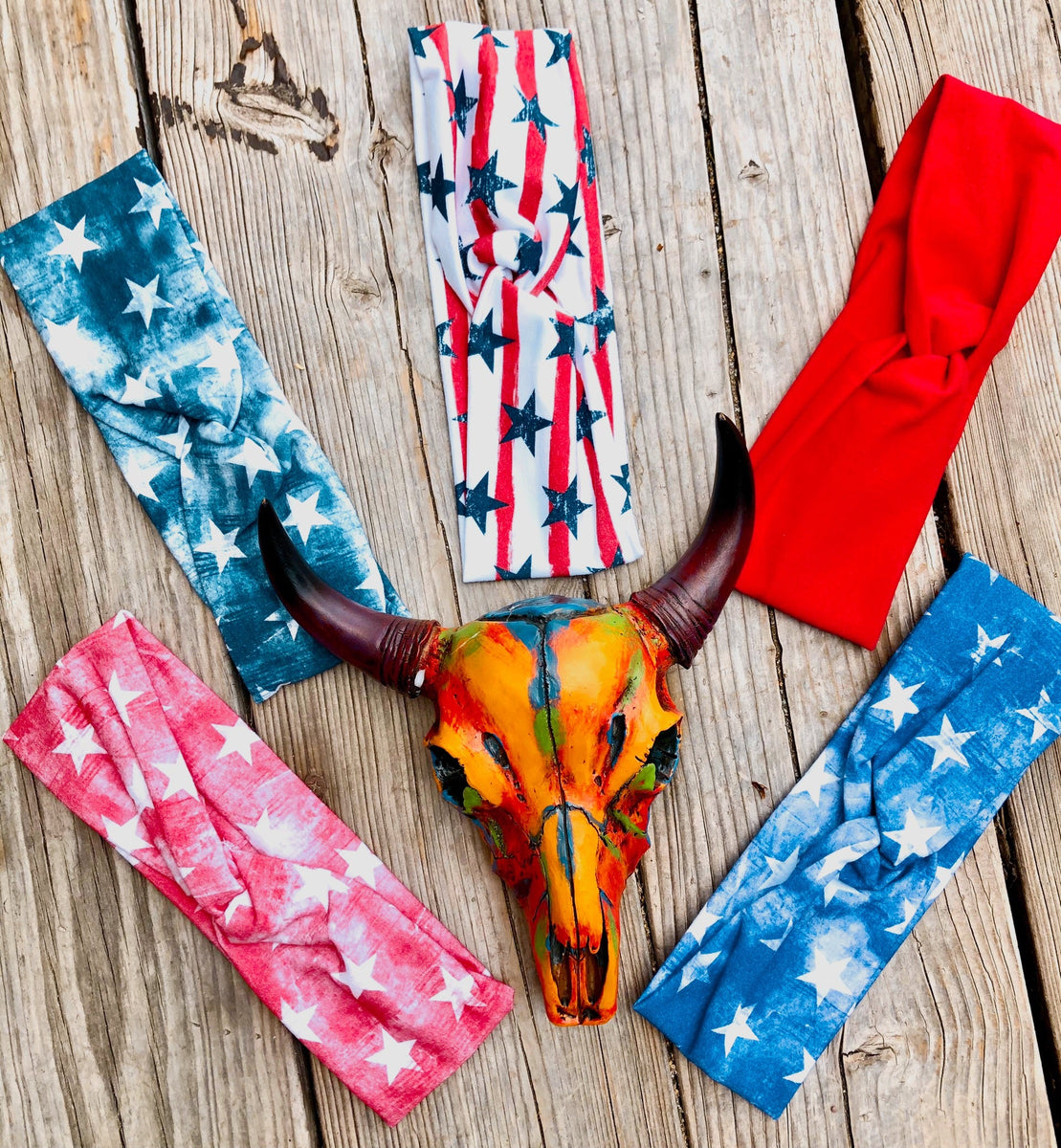Patriotic Headbands – The Dirt Road Fashionista